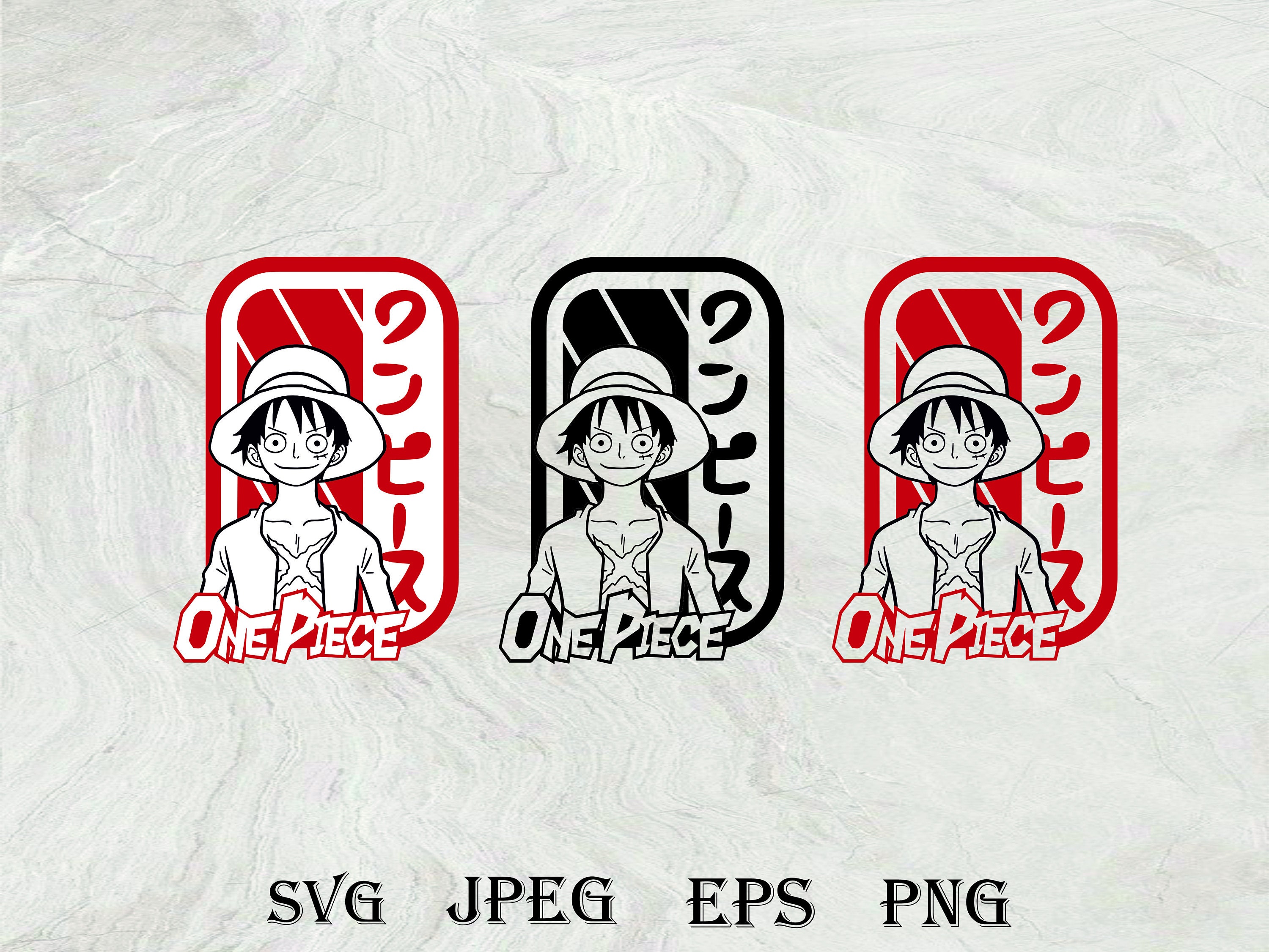 One Piece Svg,luffy Svg, One Piece Png Anime Vector, Anime Cutfile ...