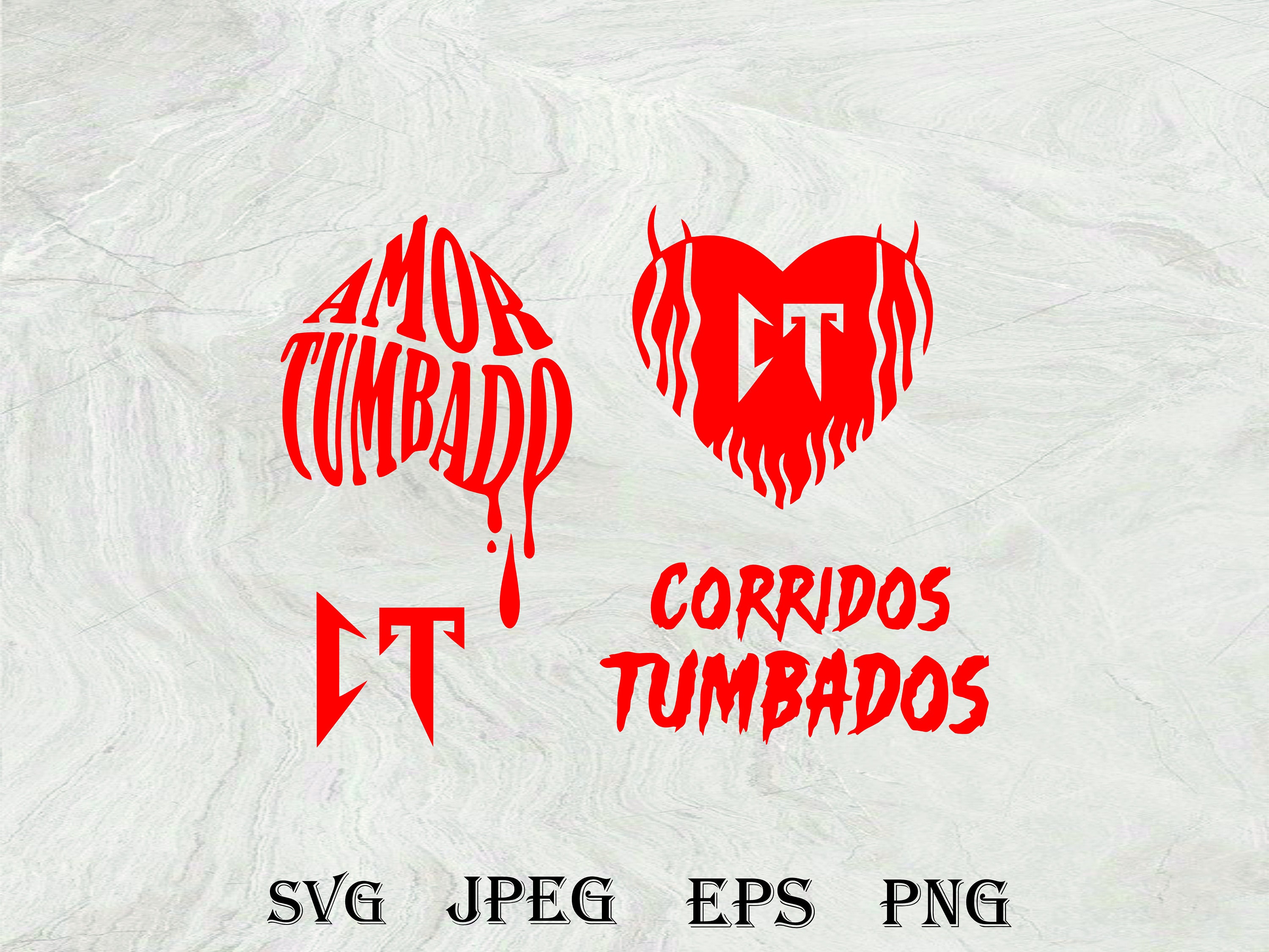Corridos Tumbados SVG, CT Svg, Amor Tumbado Png, Svg, , Cut Files for ...