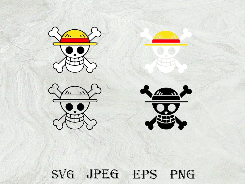 Luffy Flag SVG One Piece SVG Vectplace - Etsy