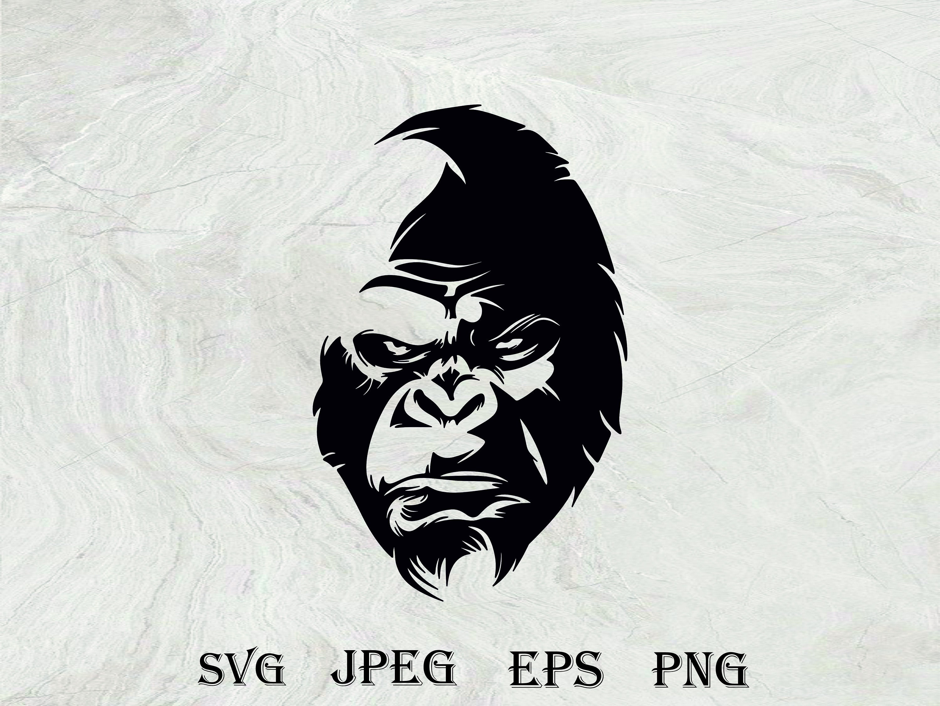 King Kong Svg Png Eps Dxf Jpg - Etsy