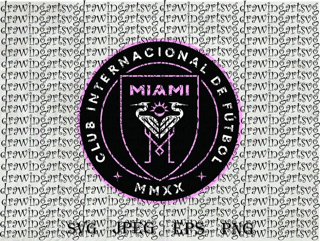 Inter Miamı Svg Png Eps Jpeg - Etsy