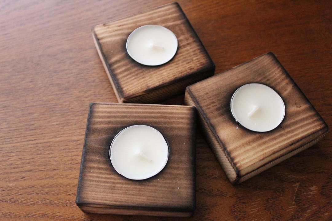 Simple Wooden Glow – Handcrafted Table Accent - Etsy