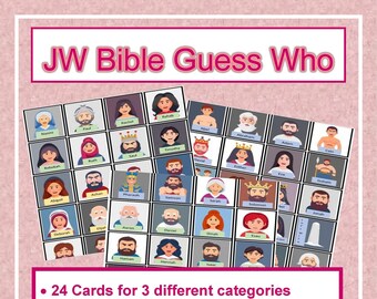 JW Bible Who Said That Game for Family Worship Night - Etsy