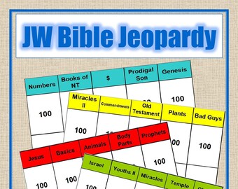 JW Bible Mouthful Game for Family Worship Night - Etsy