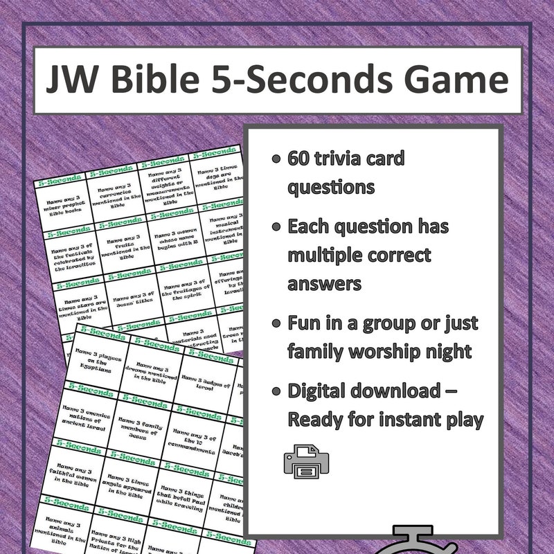 Jw Games - Etsy
