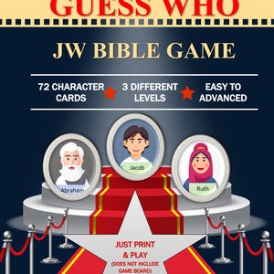 JW Bible Guess Who Game for Family Worship Night - Etsy