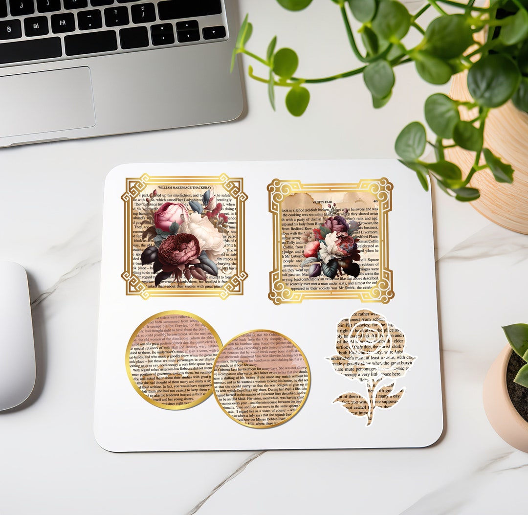 Digital Bookmarks Set of Five Stickers SIMB Vanity Fair Stickers ...