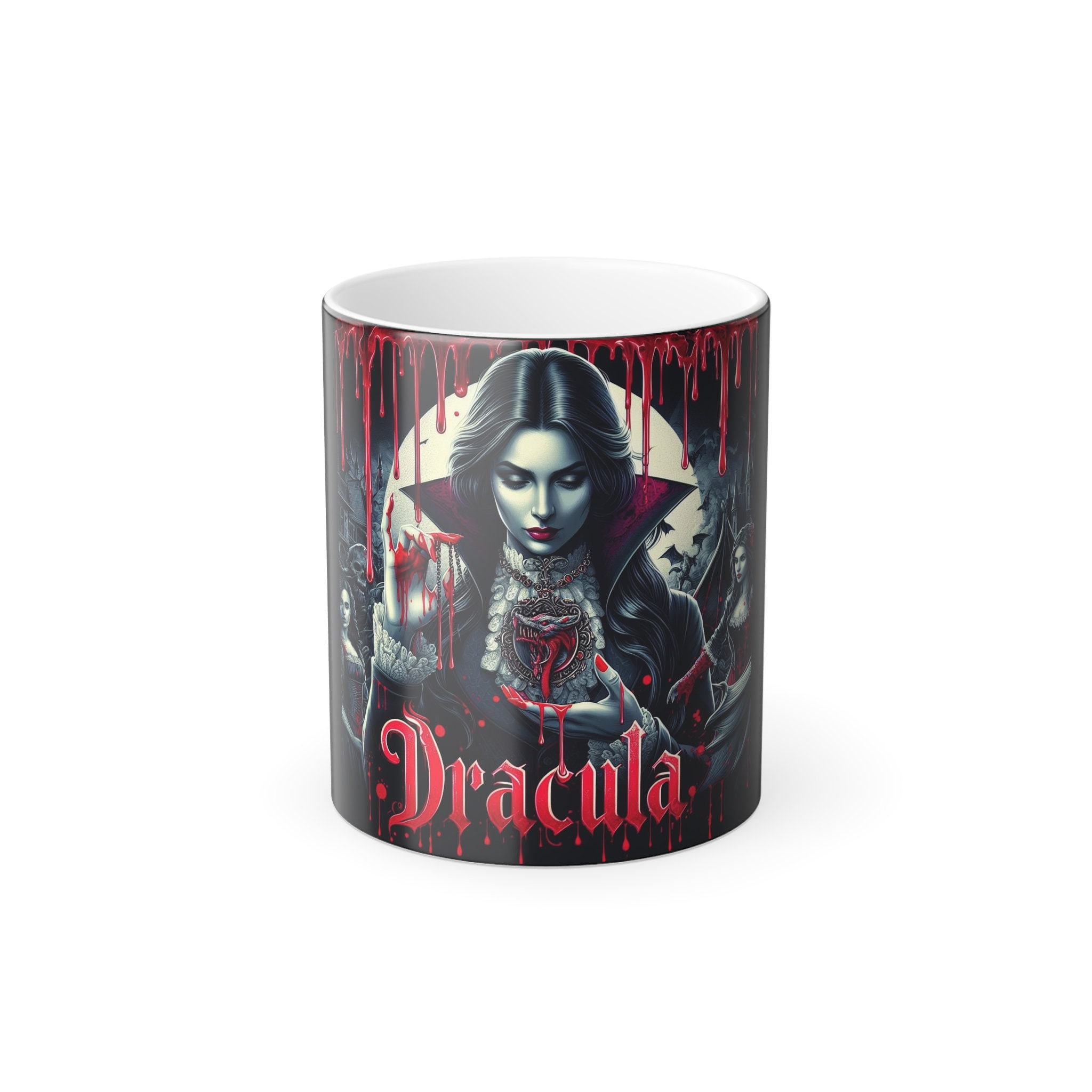 Dracula: the Embrace of the Blood Color Morphing Mug, 11oz - Etsy