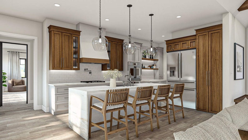Kitchen Interior Design, Kitchen Renovation, Custom Kitchen Design, 3D ...