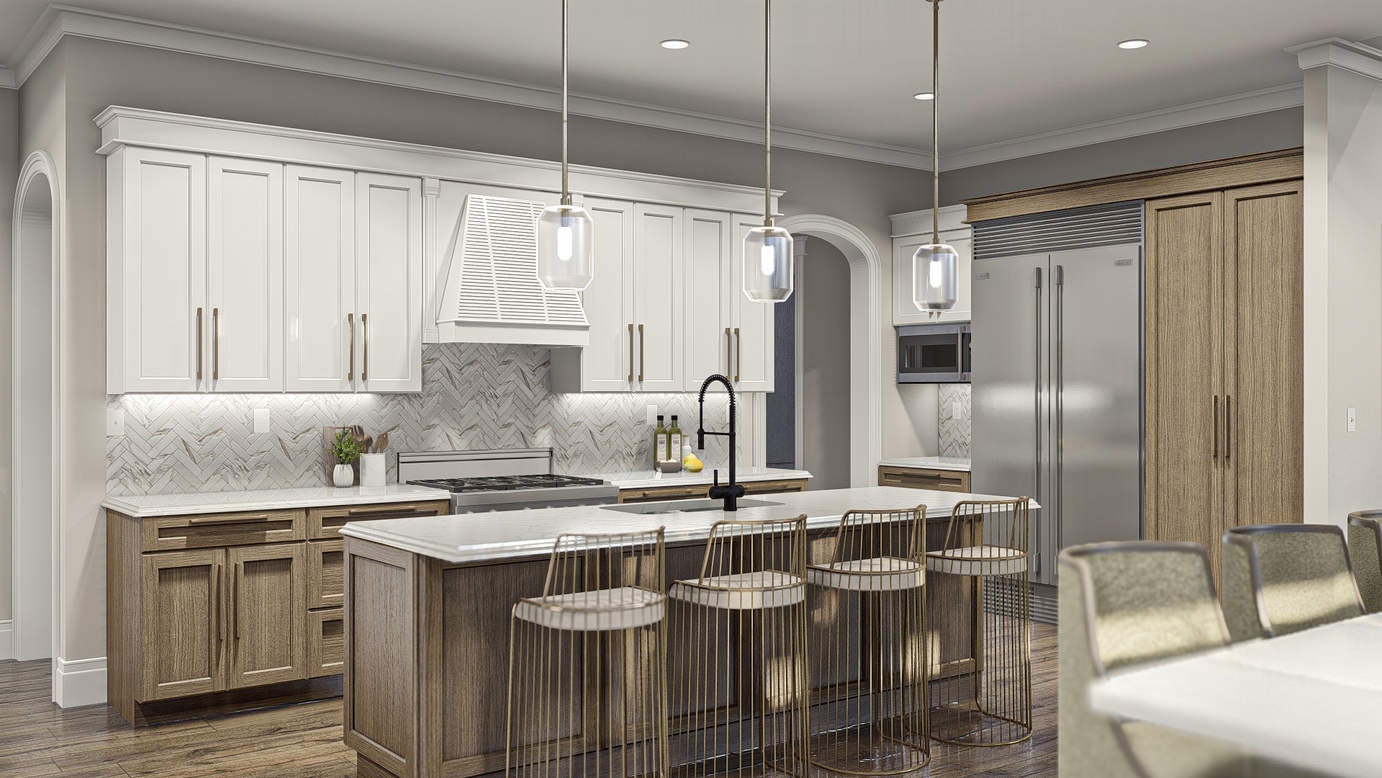 Kitchen Interior Designs, Kitchen 3D Rendering, 3D Architectural ...
