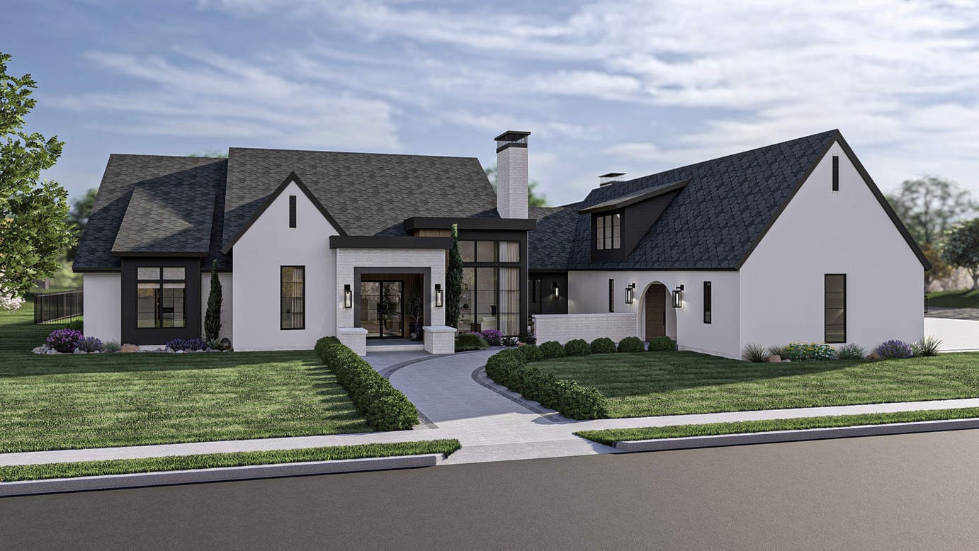 Exterior Home Design, Online Exterior House 3D Rendering, 3D ...