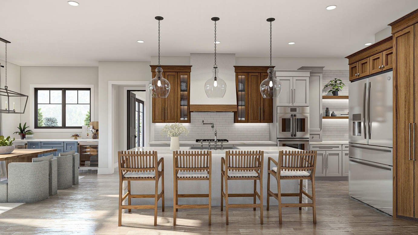 Kitchen Interior Design, Kitchen Renovation, Custom Kitchen Design, 3D ...