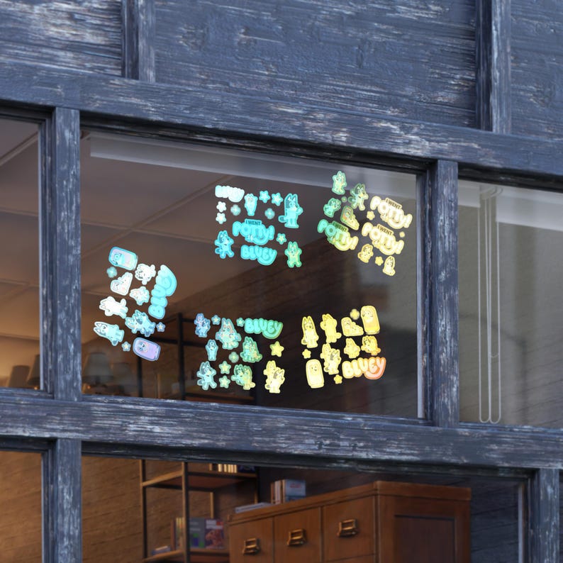 Bluey and Bingo Potty Training Sticker Sheets, Waterproof Decals, Kids ...