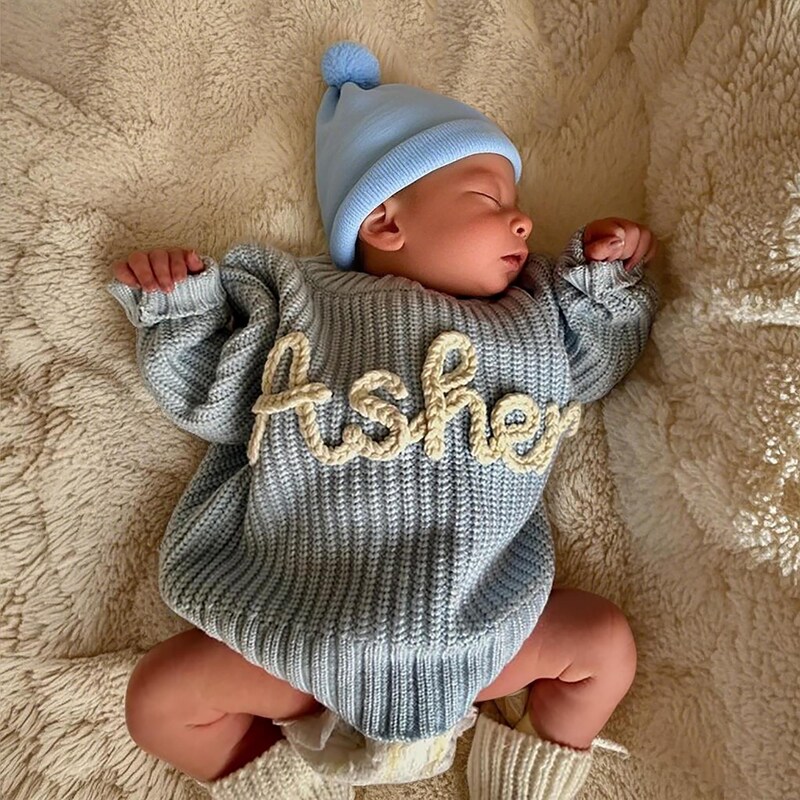 Cotton Sweater Name - Etsy