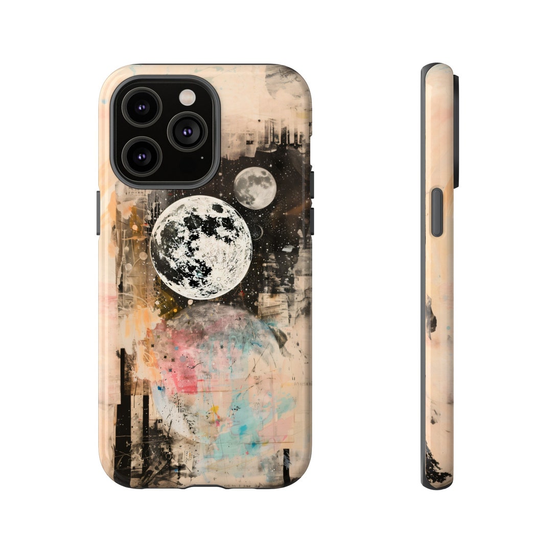 Universe Moon Stars Tough Phone Case, Gift for Her, Iphone, Samsung ...