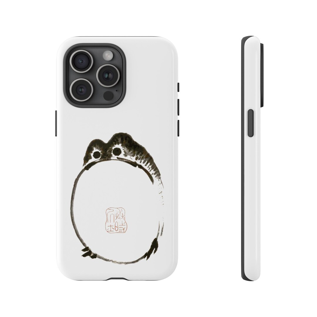 Beautiful Japanese Matsumoto Hoji Frog 3 Tough Phone Cases, iPhone Case ...