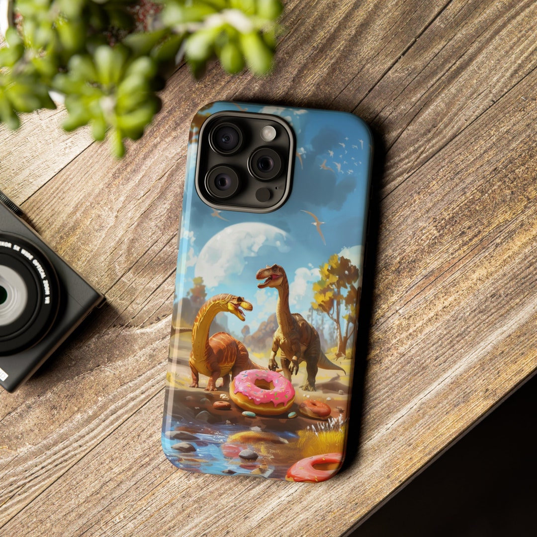 World of Dinosaurs and Donuts Tough Phone Cases, iPhone Case, Samsung ...