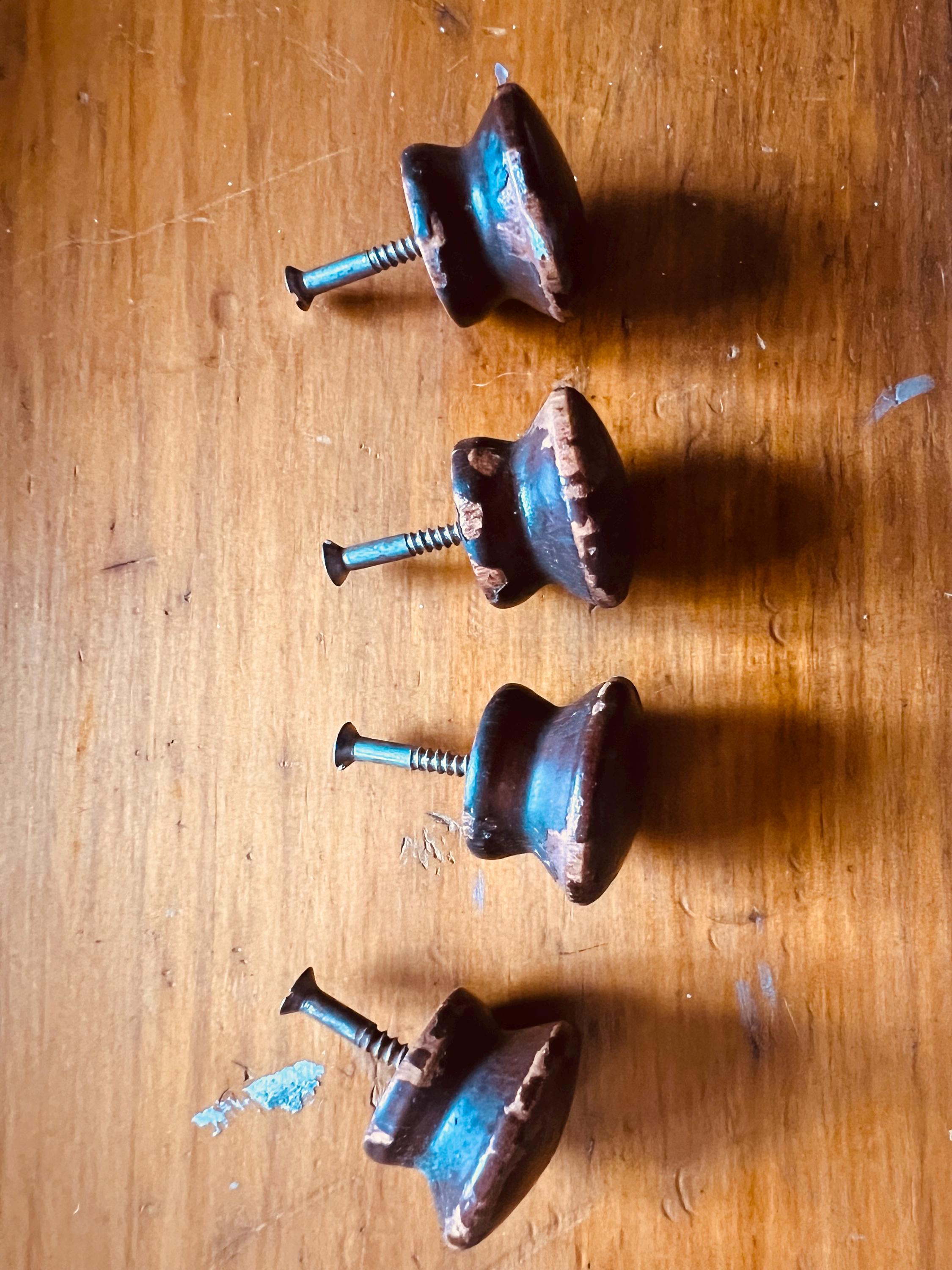 Vintage Wooden Knobs for Cabinets, Desks, Drawers and More. - Etsy