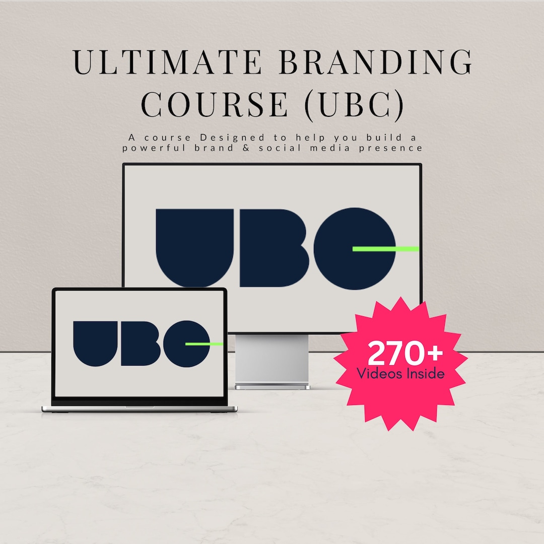 UBC Ultimate Branding Course W/ Master Resell Rights PLR Product ...