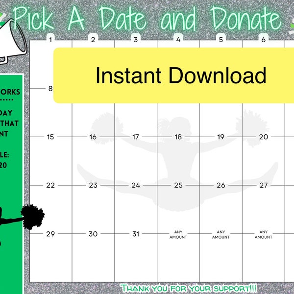 Cheer Fundraiser - Etsy