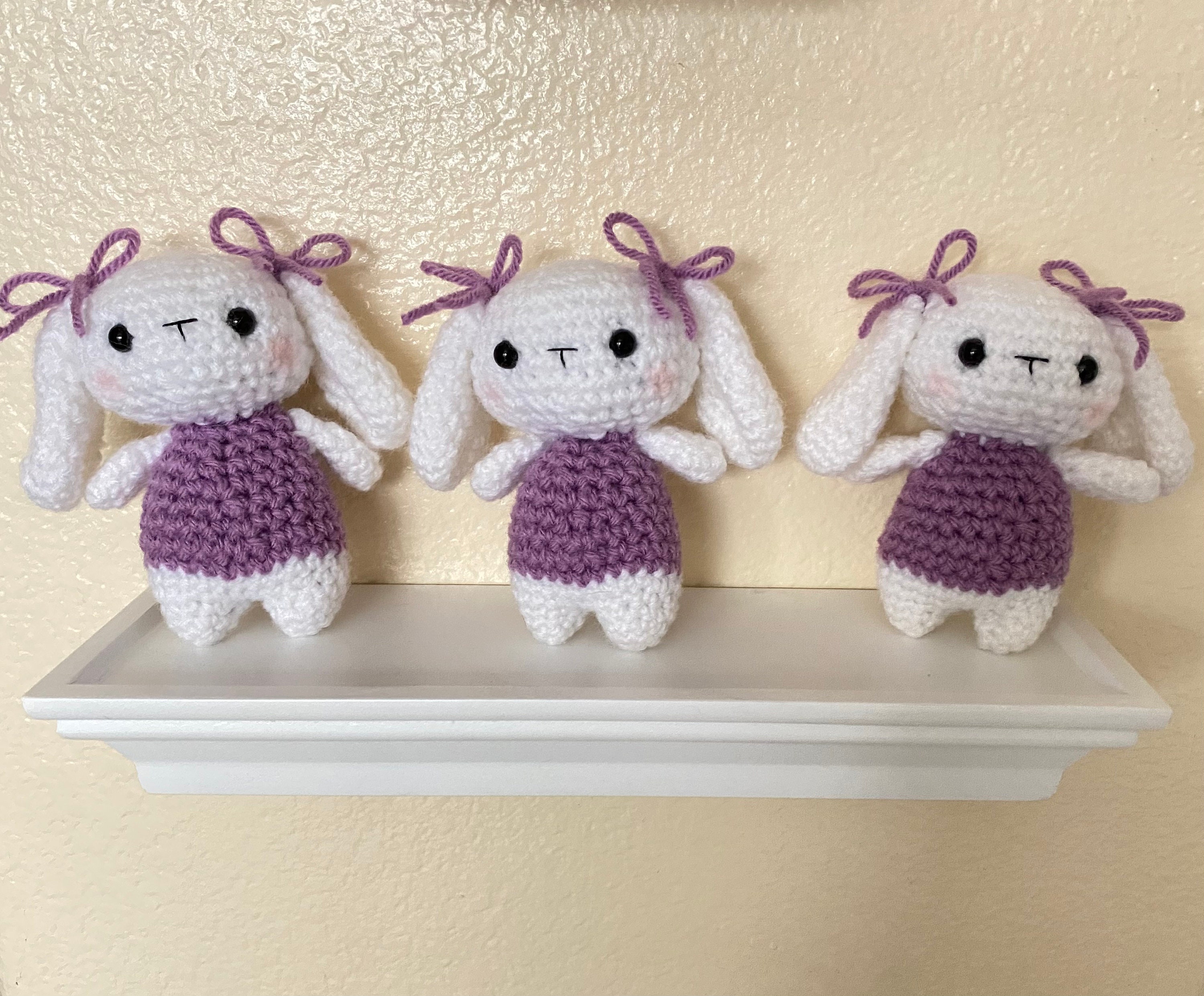 Bunny With Bows - Etsy