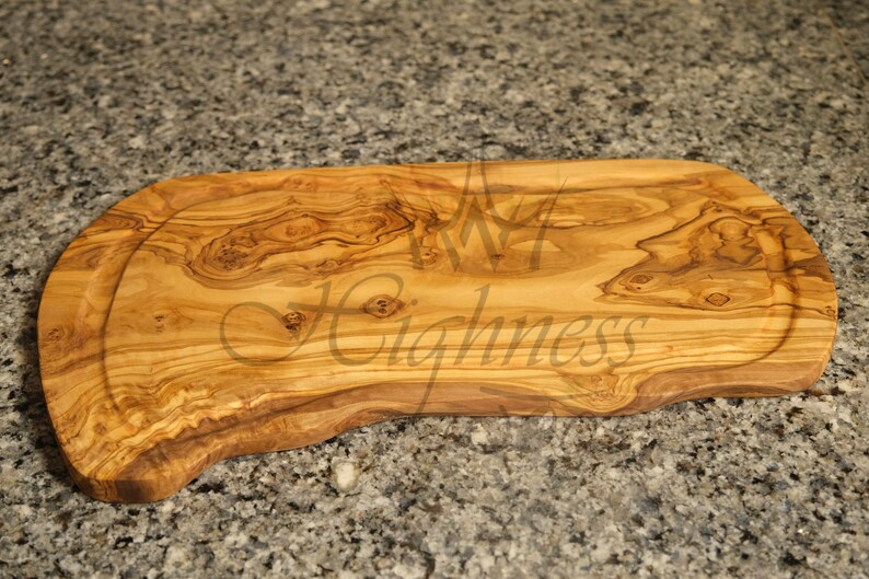 Olive Wood Carving Board With Juice Rim - Etsy
