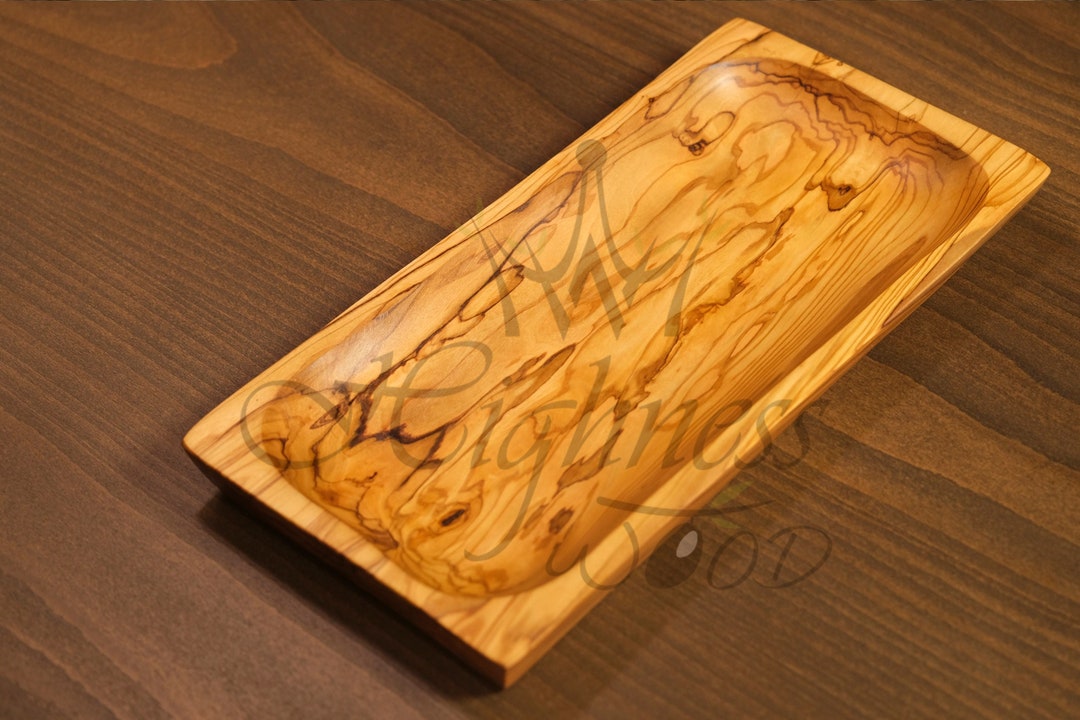 Olive Wood Rectangular Plate, Rectangular Dish, Handmade - Etsy