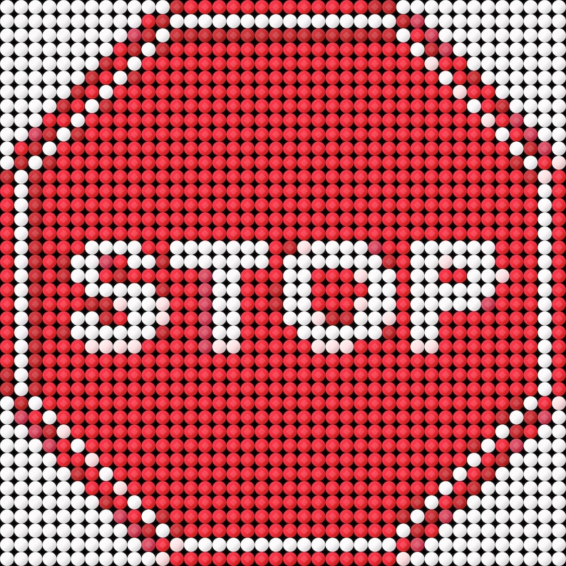 Stop Sign - (download Only) Diamond Art Painting PDF DOWNLOAD Round ...