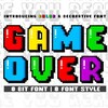 Game Font | Arcade Svg Font | Font Game | Over Font Svg | Pixel Svg ...
