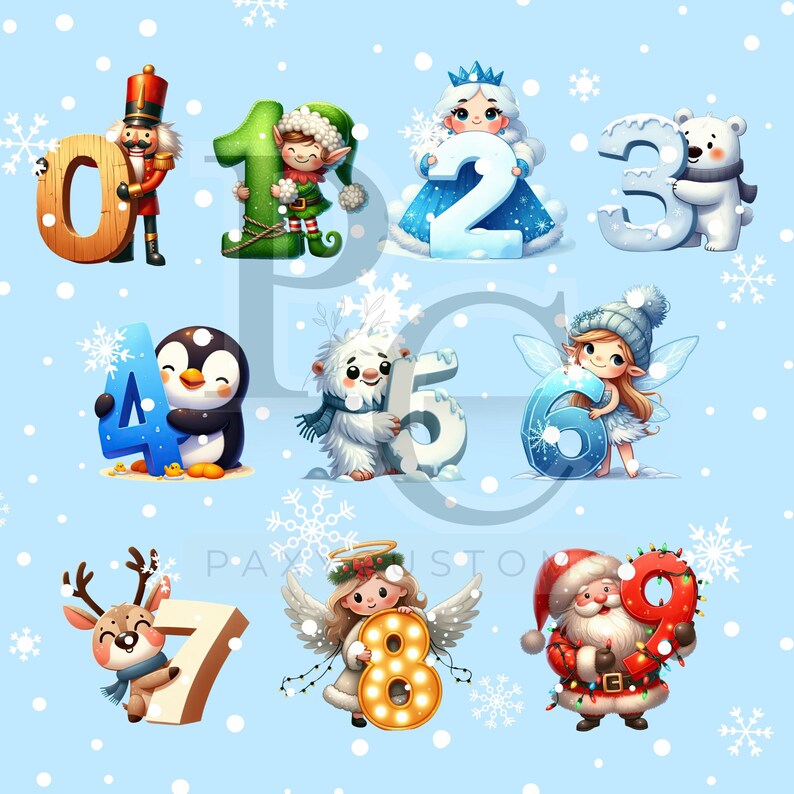 Christmas Font Alphabet Sublimation | 36 Pngs | Christmas Alphabet ...