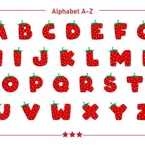 Strawberry Font | Strawberry Inspired Font | Strawberrytext ...