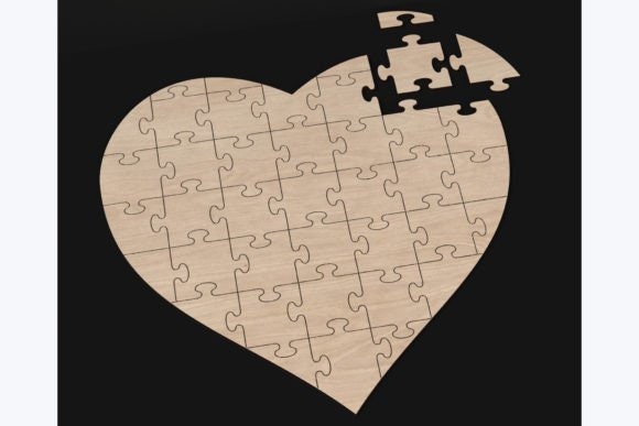 Laser Cut Jigsaw Puzzle Svg Files Jigsaw Puzzle Laser Cut Puzzle Laser ...