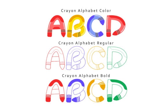 Crayon Alphabet Font | Alphabet | Crayon Inspired Font | Crayon ...
