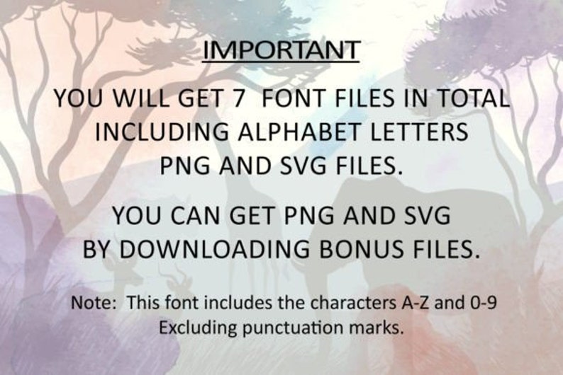 Wild Animals Skins Font | Wild Animals Font | Animal Print Font | Wild ...