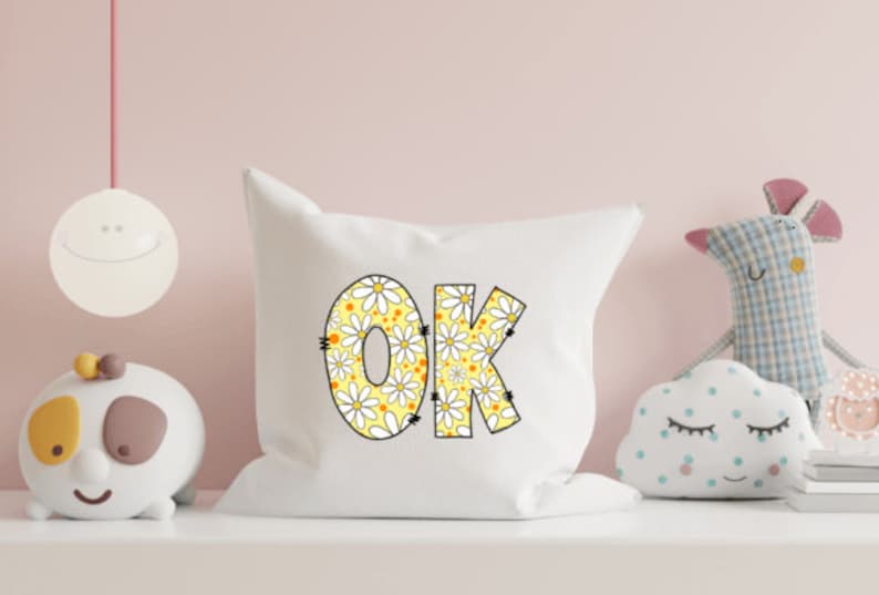 Daisy Font | Daisy Inspired Font | Font | SVG | Daisy Text | Digital ...