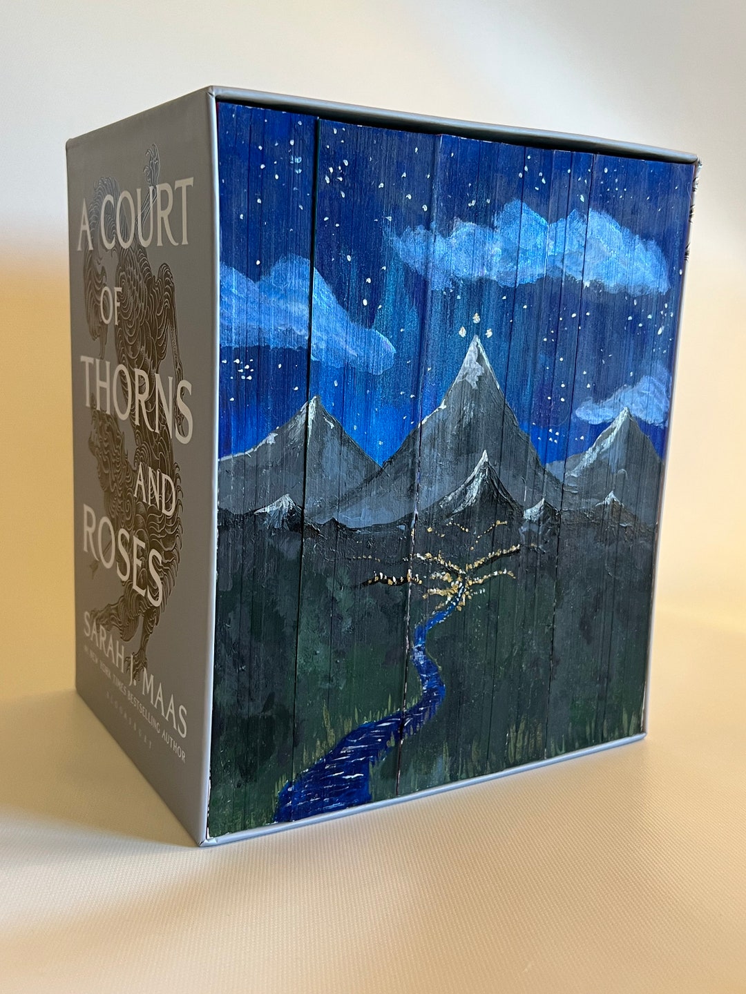 Hand Painted A Court of Thorns and Roses (ACOTAR) Full Series ...