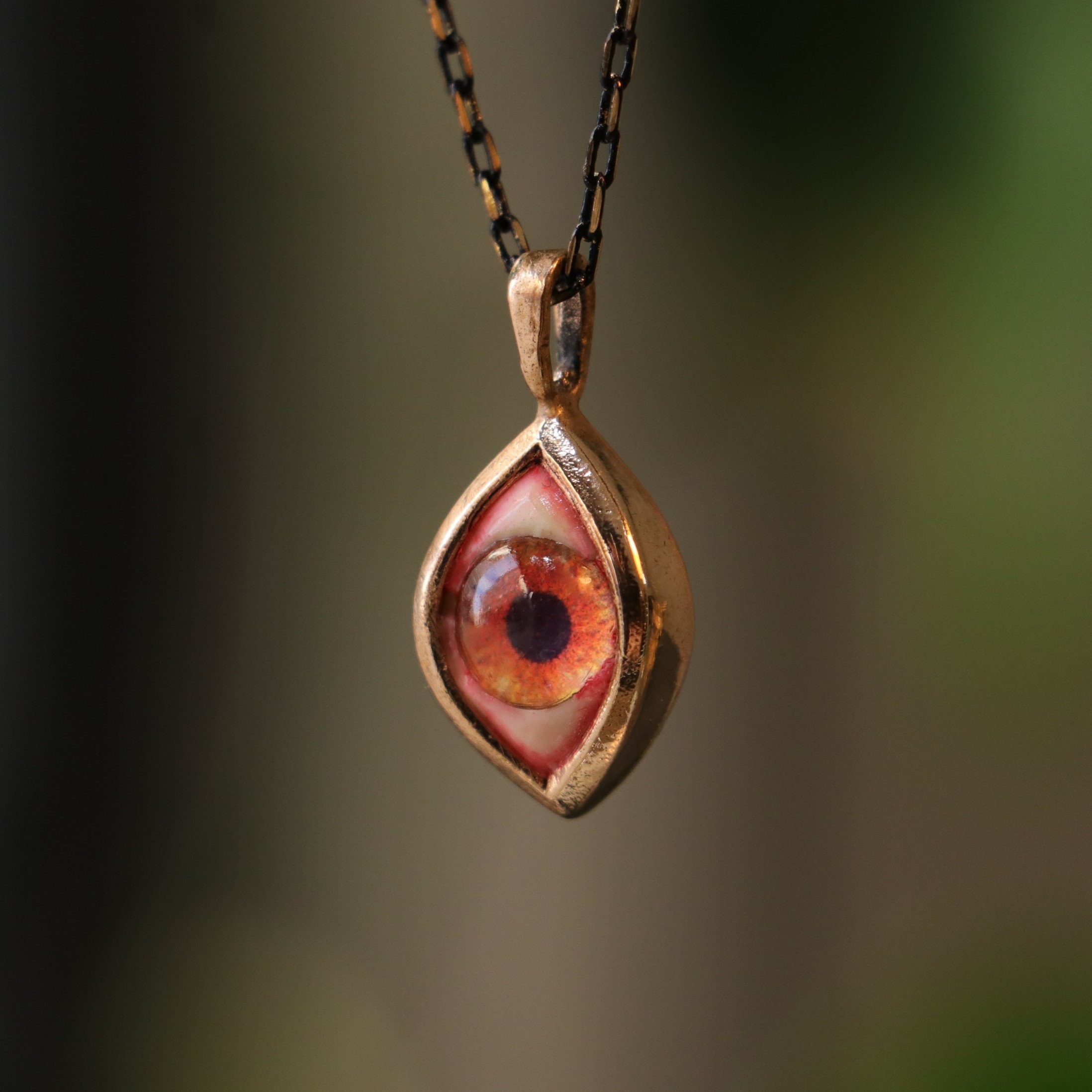 The Sixth Chakra Eye, I See You Pendant, Evil Eye Necklace, Quirky ...