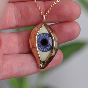 I See You Blue Eye Necklace, Blue Eyes Necklace, Lucky Eye Talisman ...