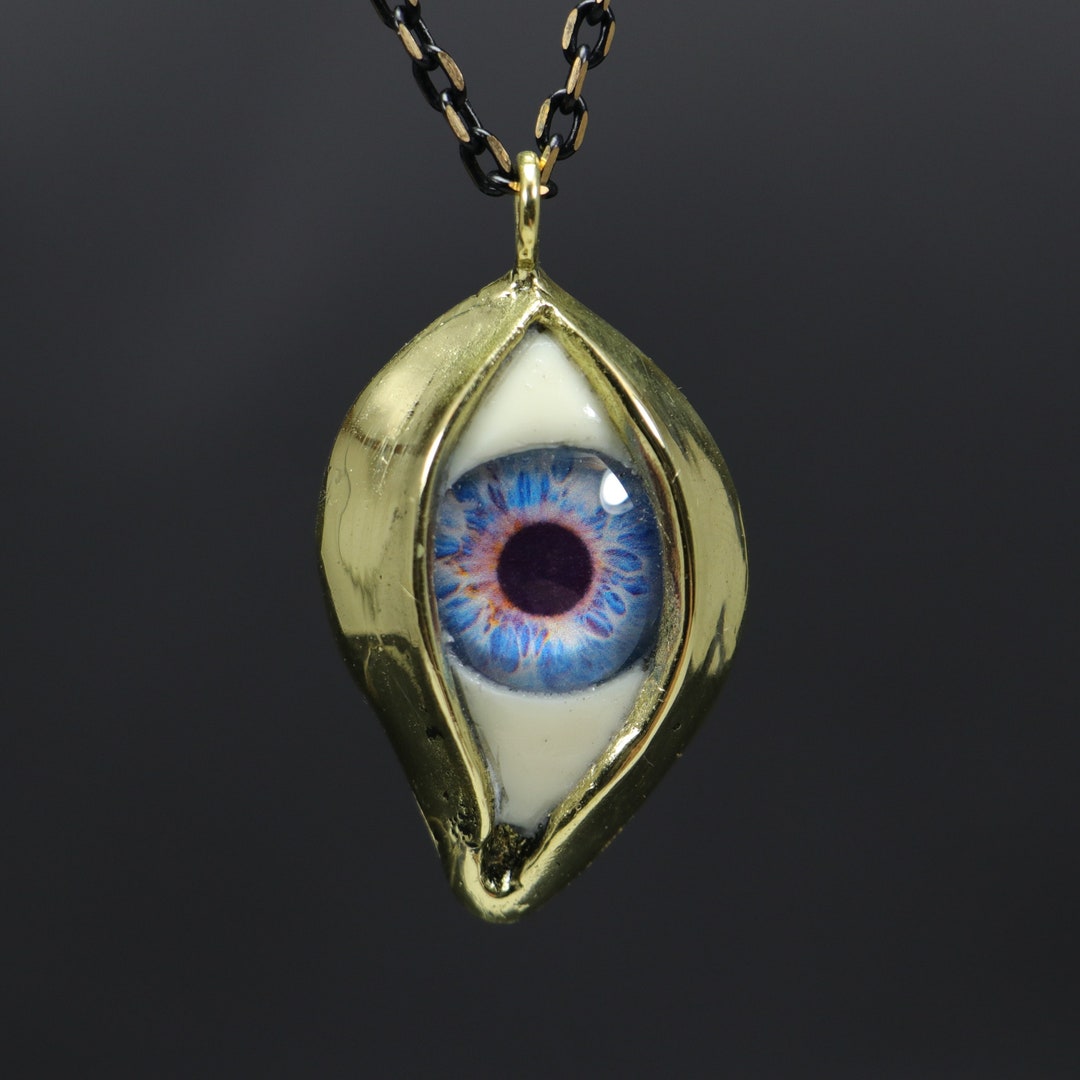 I See You Blue Eye Necklace, Blue Eyes Necklace, Lucky Eye Talisman ...