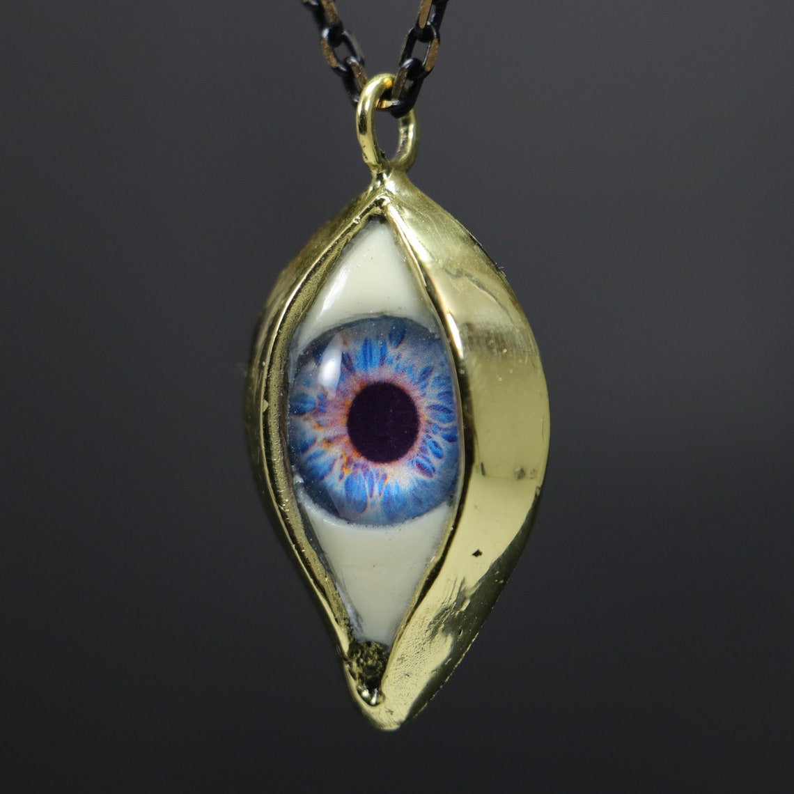 I See You Blue Eye Necklace, Blue Eyes Necklace, Lucky Eye Talisman ...