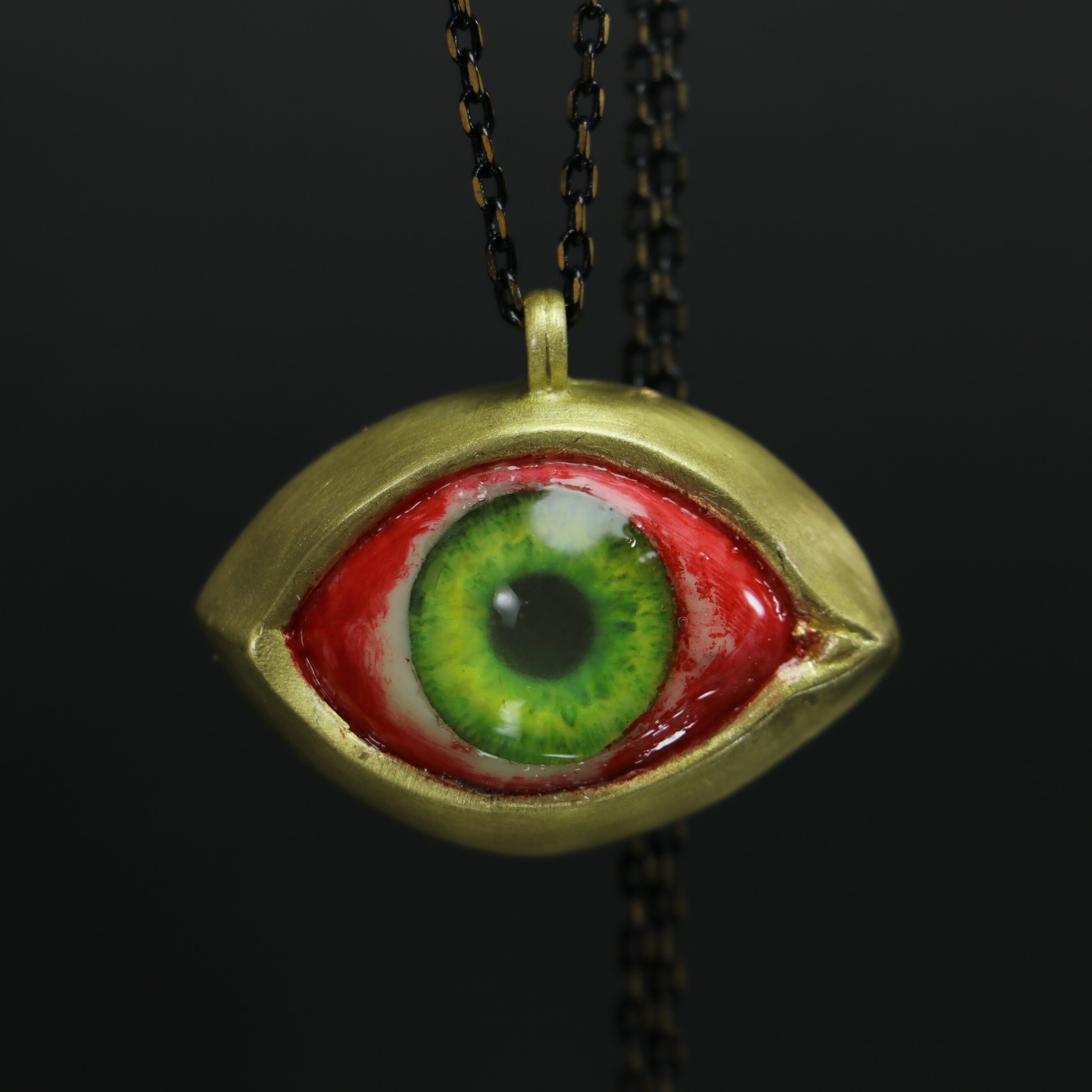 Green Eye Necklace, Gifts for Women, Eye Jewelry , Green Eye Pendant ...