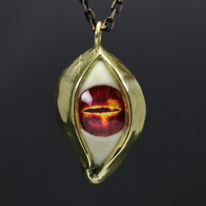 Eye Sauron Necklace, Eye Sauron Jewelry, Eye Sauron Pendant, Evil Eye Talisman, Legend Necklace ...
