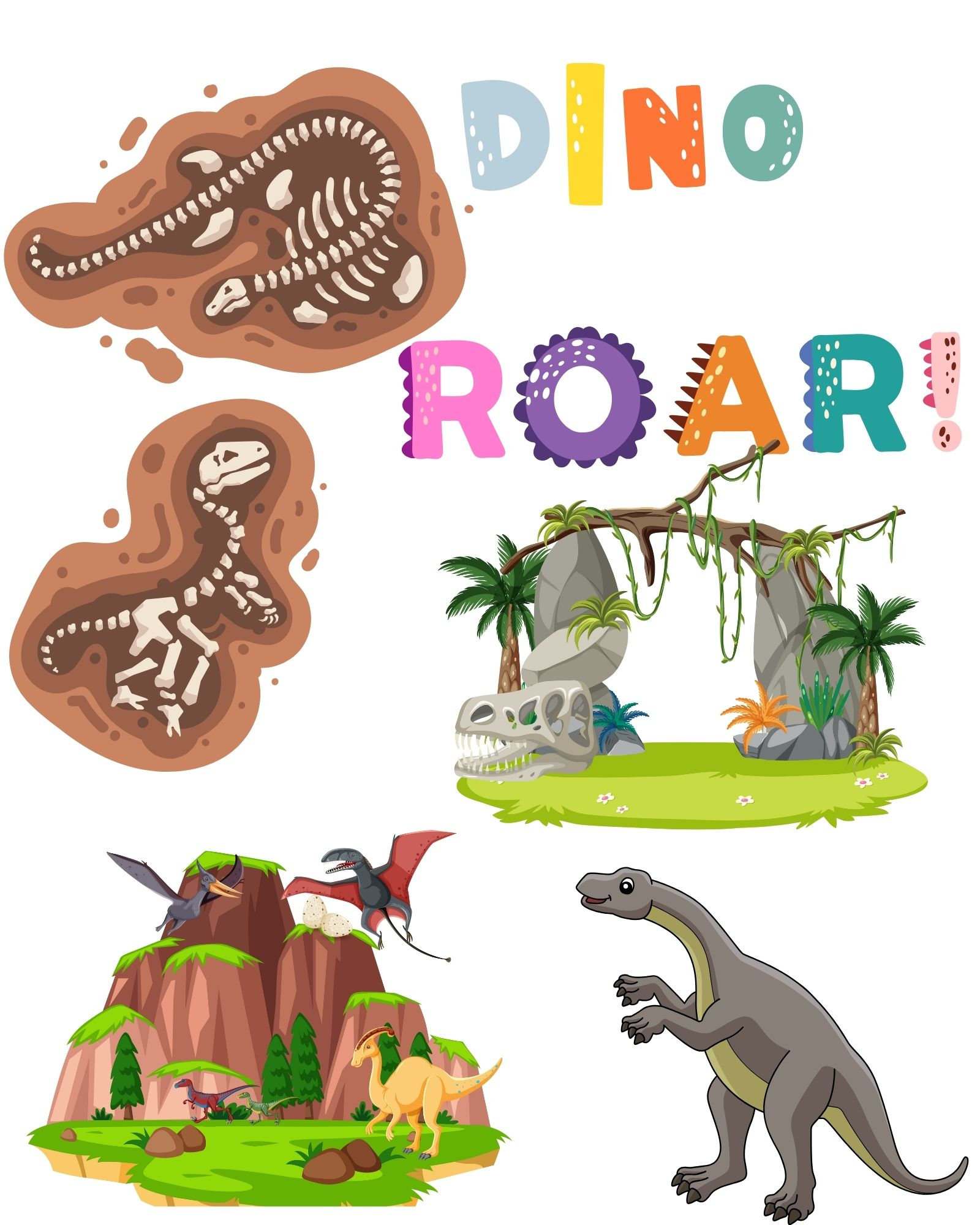 Dinosaur Clipart-dinosaur Clip Art-dinosaur Png-dinosaur-digital ...