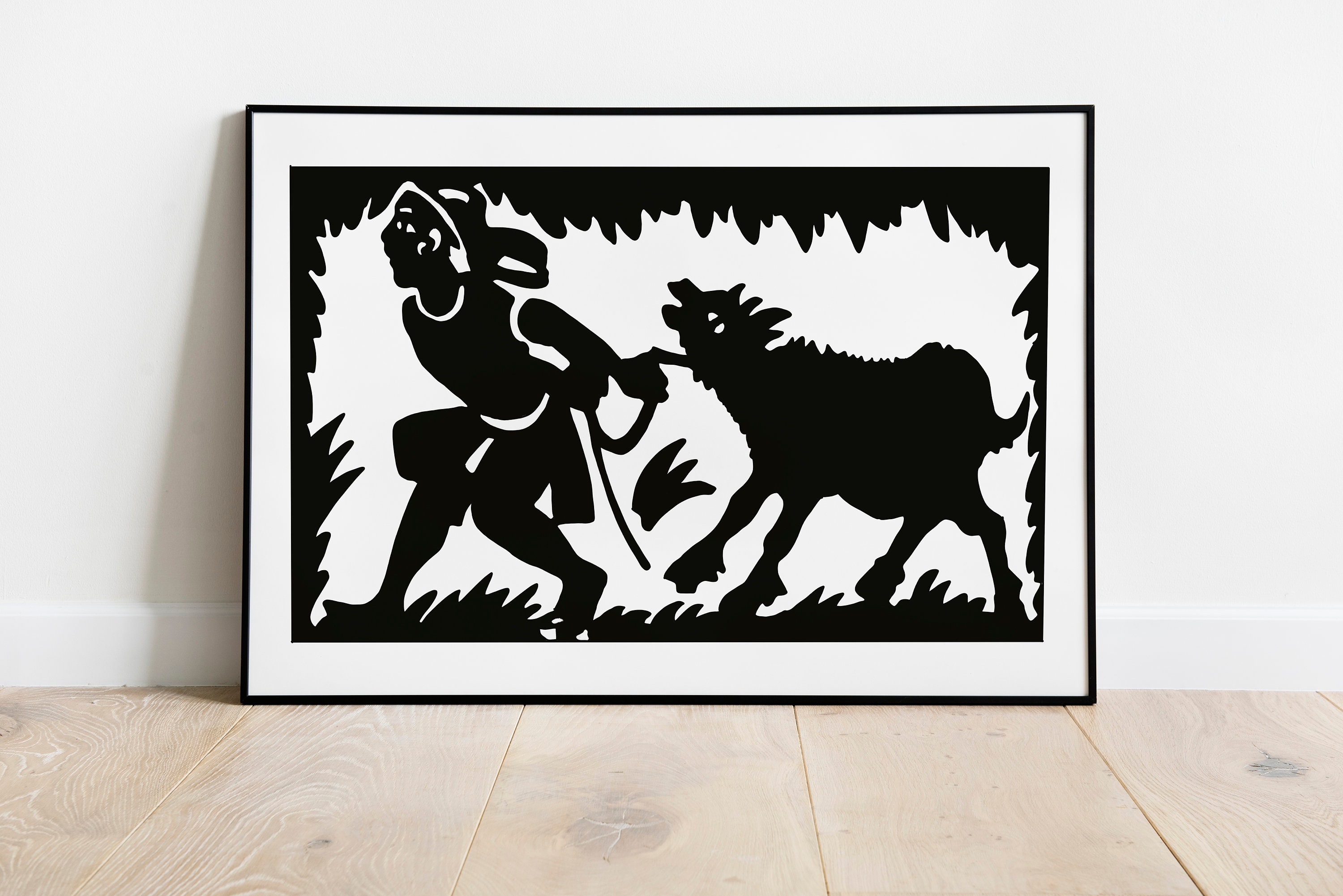 Linocut Print, Indian Folk Art, Bengal Art, Nandalal Bose, Sahaj Path ...