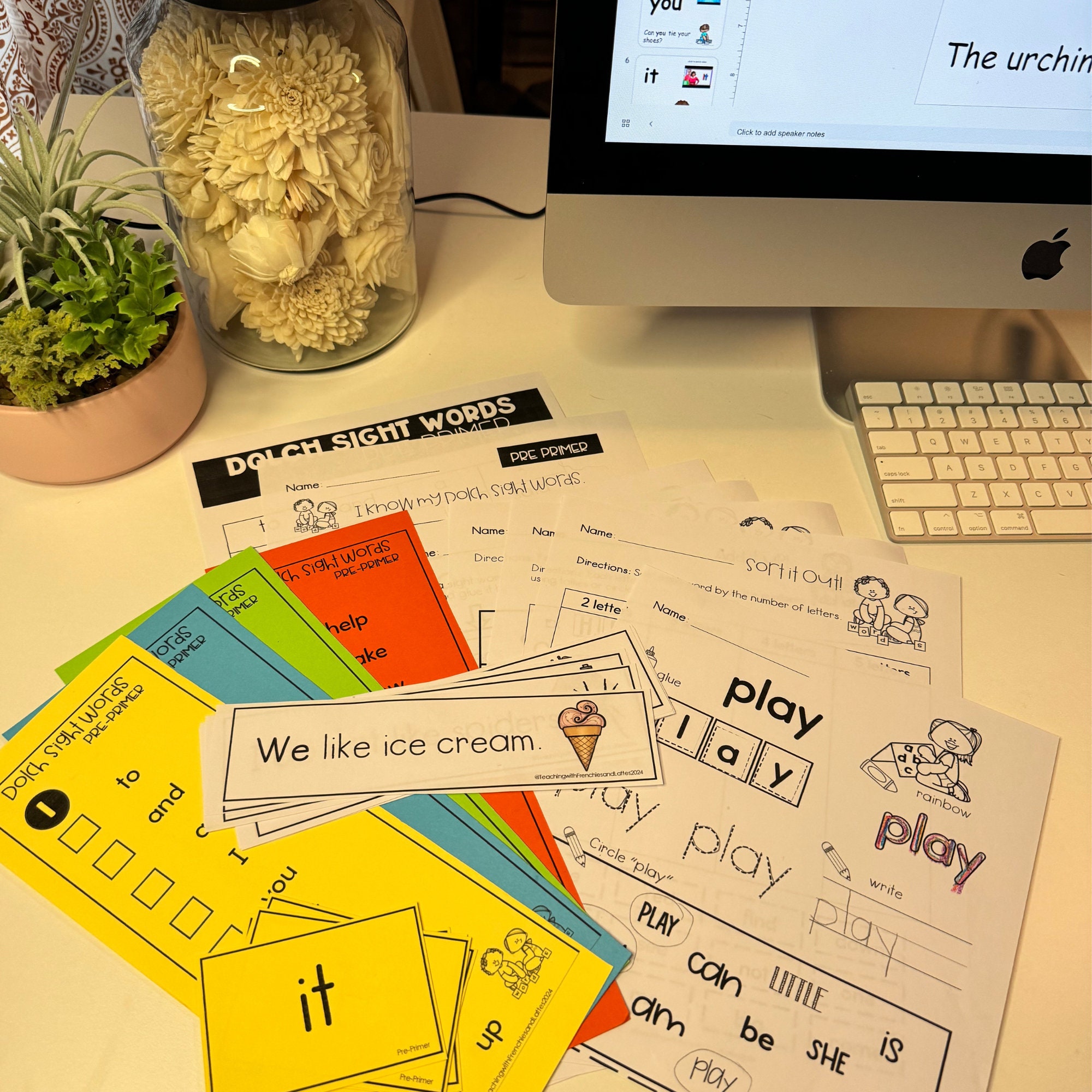 High-frequency Sight Word List and Practice Worksheets- Dolch Pre ...