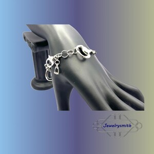 Horse Vibes Chain Bracelet. Snaffle Bit Charm With Stainless Steel ...