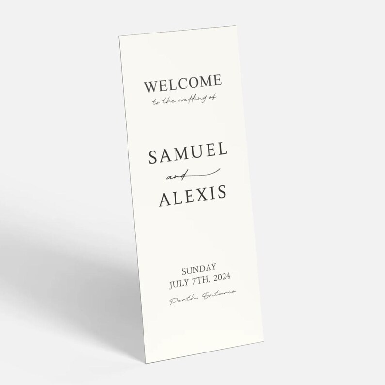 Freestanding Extra Large Minimalist Welcome Sign - Etsy