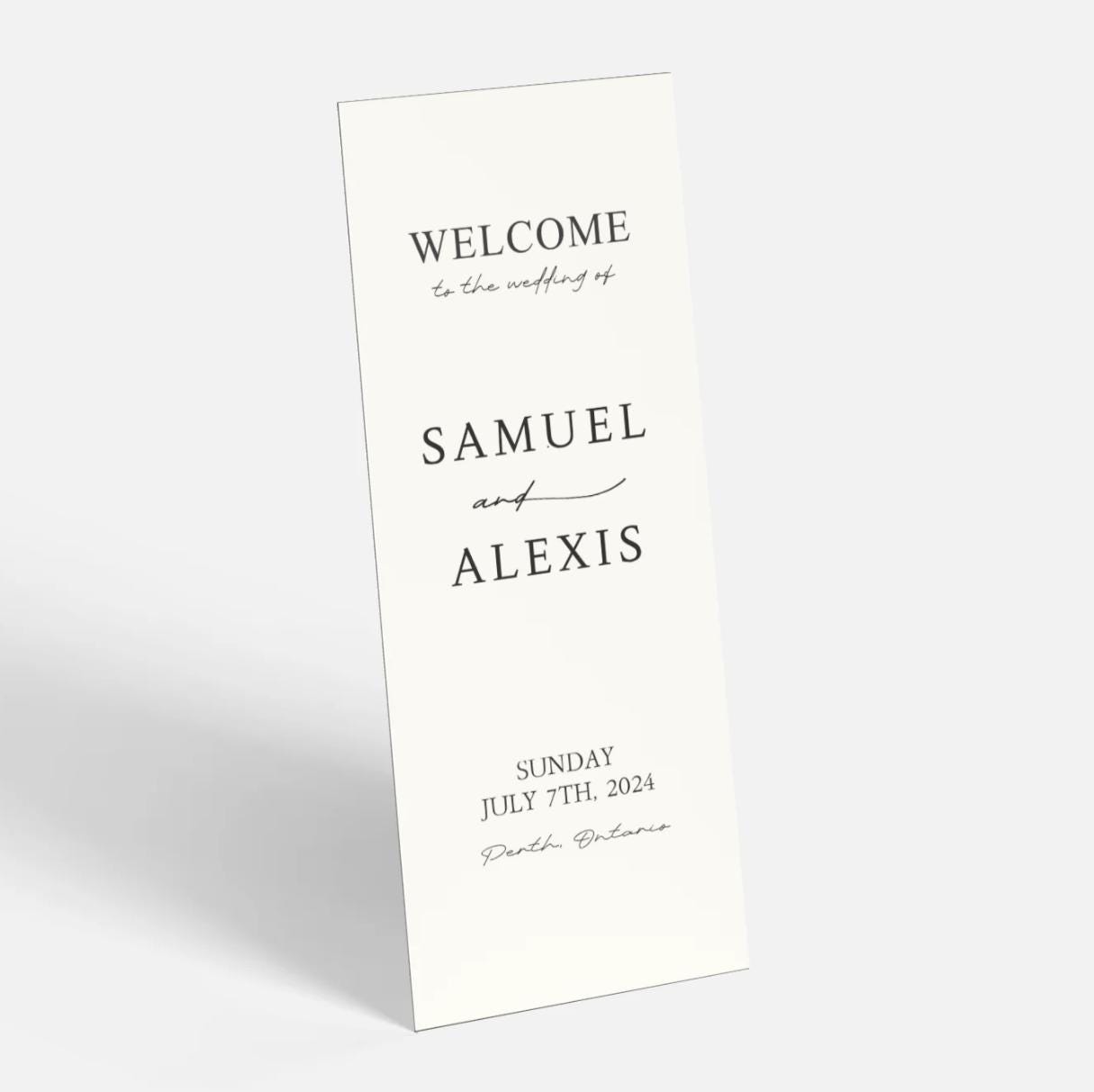 Freestanding Extra Large Minimalist Welcome Sign - Etsy