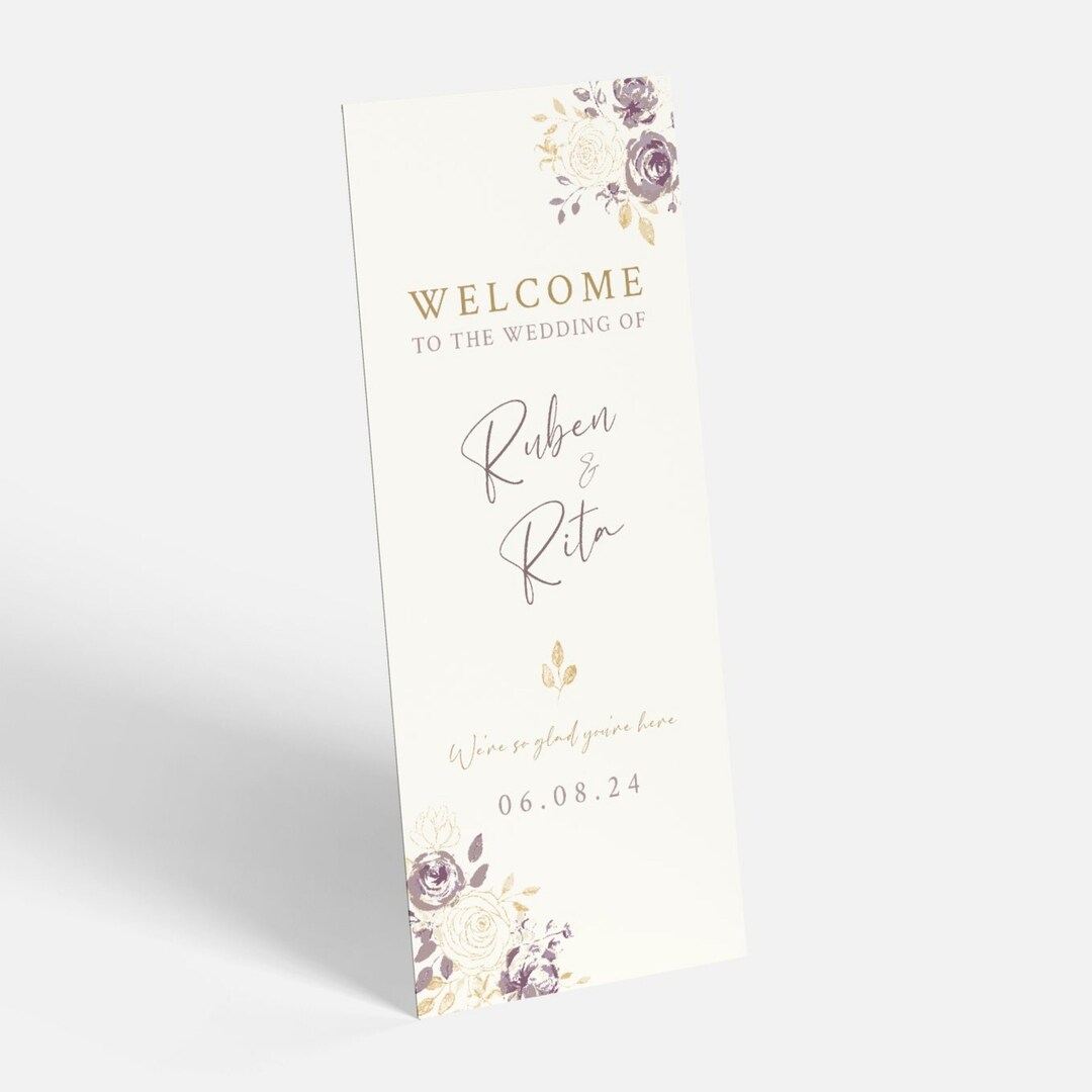 Extra Large Free Standing Welcome Wedding Sign 6 Foot Dusty Rose - Etsy