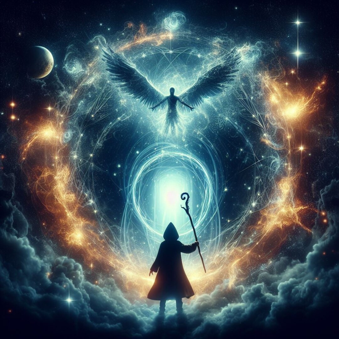 Two Stunning High Resolution Space Portal Art, Mysterious Entity ...